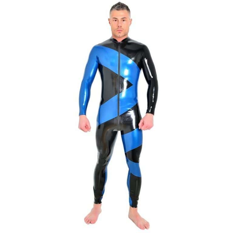 Combinaison Latex Bleu Homme | Latex House