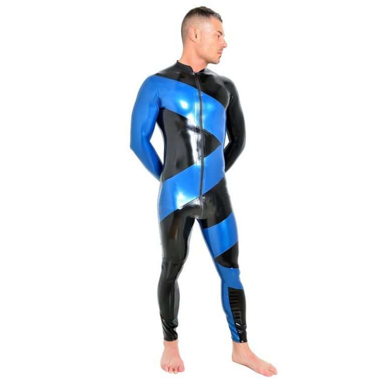 Combinaison Latex Bleu Homme | Latex House