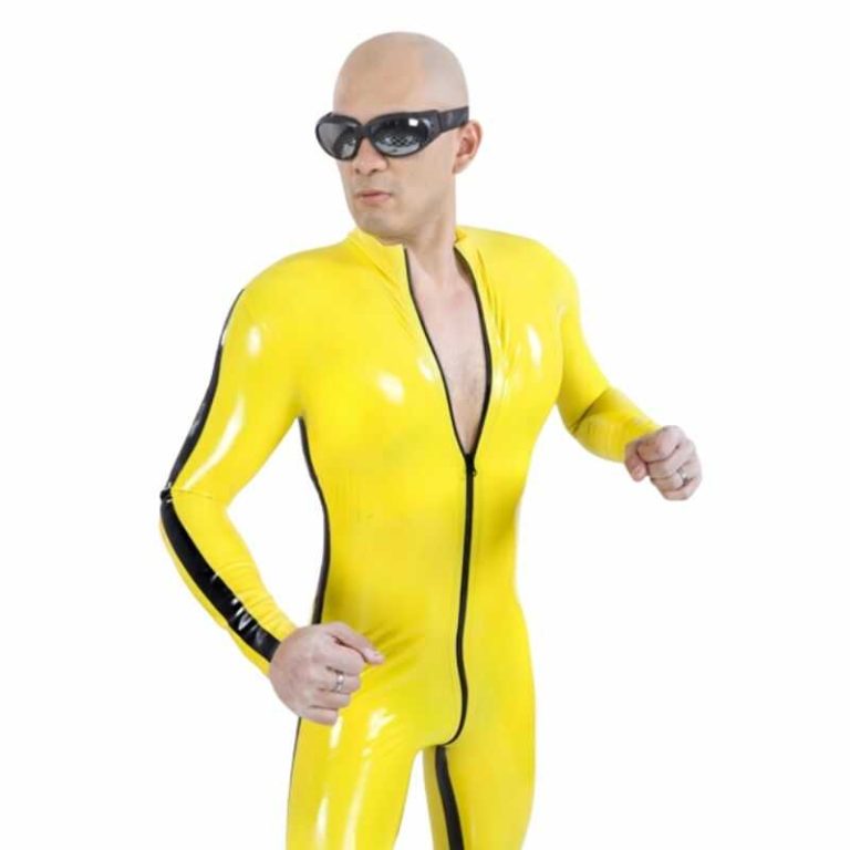 Combinaison Latex Rayée | Latex House