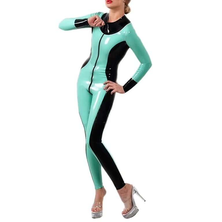 Combinaison Latex Bicolore Moulante | Latex House